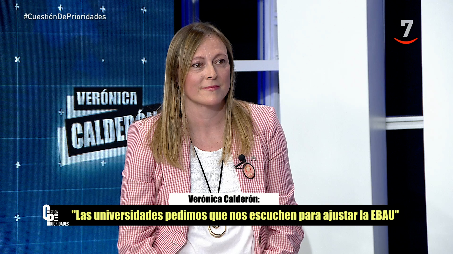 Verónica Calderón, sobre la EBAU única: "Es muy compleja, pero ojalá ...